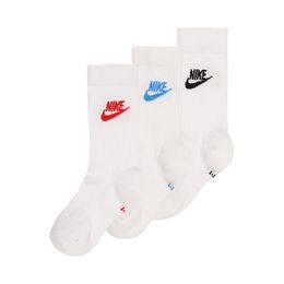 Nike Sportswear Socken 'Everyday Essential' Damen Größe 34/38 hellblau / rot / schwarz / weiß