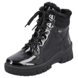 Remonte Schnürstiefelette Damen Größe 42 schwarz / silber Winterschuhe