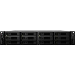 Synology RS3618xs NAS-Server, schwarz|silberfarben
