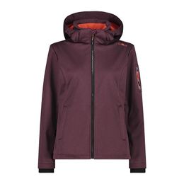 CMP Damen Softshelljacke "ZIP HOOD", burgund (Größe: 36)