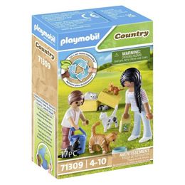 Playmobil® Konstruktions-Spielset Katzenfamilie