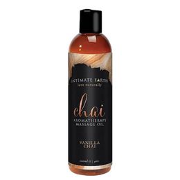 Intimate Earth Massageöl Chai (Vanilla Chai) Flasche mit 120ml