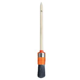 Scorprotect® Ringpinsel Rundpinsel Gr. 6 Naturborste 80% Tops bombiert schwarz Malerpinsel