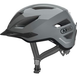 Fahrradhelm Abus "PEDELEC 2.0" Gr. L, grau, Helme, L Kopfumfang: 56cm - 62cm, unifarben, glänzend