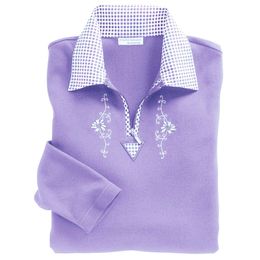 Trachtenshirt CLASSIC "Poloshirt" Gr. 38, lila (lavendel) Damen Shirts Jersey