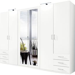 Kleiderschrank wimex "Fügen" Schränke Gr. B/H/T: 270 cm x 208 cm x 58 cm, 6 St., weiß Kleiderschrank Drehtürenschrank Drehtürenschränke Schränke