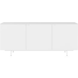 Sideboard Germania Sideboards Gr. B/H/T: 182 cm x 75 cm x 40 cm, weiß Sideboards Türen mit Soft close-Funktion, Füße und Griffe aus Metall