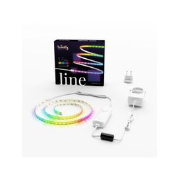 Twinkly Line Starter Kit - App-controlled RGB LED light strip. 1.5 Meters. White Strip. Extendible