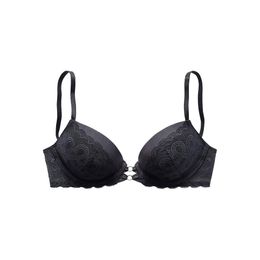 Lascana BH Damen Größe 80 pflaume / schwarz