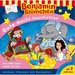 Benjamin Blümchen Gute-Nacht-Geschichten -Die Märchennacht im Zoo - Benjamin Blümchen (Hörbuch)
