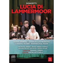 Lucia Di Lammermoor - Diana Damrau, Tezier, Oren, Roho. (Blu-ray Disc)