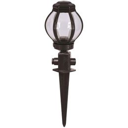 Wandleuchte außen ovaler Lampenschirm, abs , schwarz, 20x20x50, Fassung e 27 Max 60 w