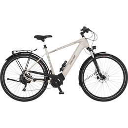 Fischer Viator 7.0I Trekkingrad (Laufradgröße: 28 Zoll, Rahmenhöhe: 45 cm, Damen-Rad, 630 Wh, Zementgreige matt)