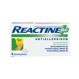 Johnson & Johnson GmbH Reactine duo Retardtabletten 6 St