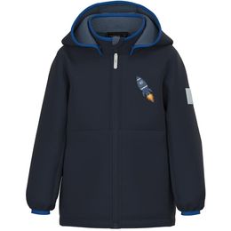 name it Malta Badge Softshell Jacke dunkelblau in 104