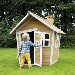 Spielhaus AXI "Alice" Spielhäuser braun (braun, weiß) Kinder Spielhaus