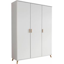 Kleiderschrank Rauch "Falun" Schränke Gr. B/H/T: 137 cm x 203 cm x 53 cm, 3 St., weiß