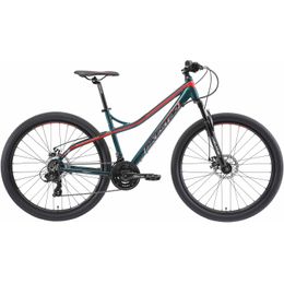 Mountainbike Bikestar Fahrräder Gr. 43 cm, 27,5 Zoll (69,85 cm), grün Hardtail