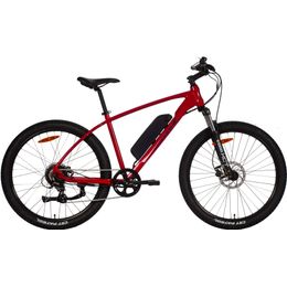 SFM BIKES E-Bike SAXXX "Everest 2.0" E-Bikes Gr. 44 cm, 27,5 Zoll (69,85 cm), rot (boardeau x glänzend) E-Bikes