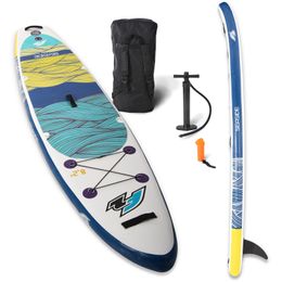 F 2 SUP-Board F2 "Seaside Kid ohne Paddel" Wassersportboards Gr. 9,2 280 cm, grün Stand Up Paddle