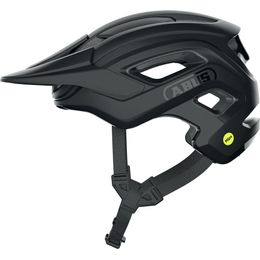 Mountainbikehelm Abus "CLIFFHANGER MIPS" Helme Gr. S Kopfumfang: 51 cm - 55 cm, schwarz (velvet black) Fahrradhelme für Erwachsene