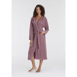 Bademantel Vivance Dreams Gr. M/36 (38), lila (mauve) Damen Bademäntel Vivance