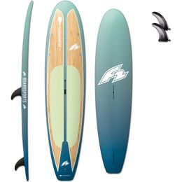 F 2 SUP-Board F2 "Ride Pro Bamboo" Wassersportboards Gr. 10,4 317 cm, grün Stand Up Paddle