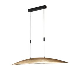 Fischer und Honsel FISCHER & HONSEL LED-Hängeleuchte Colmar gold antik 131cm dim/CCT