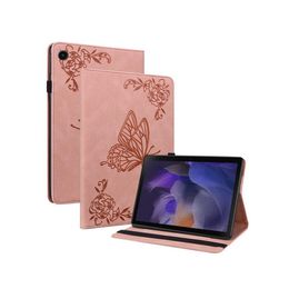 Wigento Tablet-Hülle Aufstellbare Kunst-Leder Tasche Design Muster für Samsung Galaxy Tab A8 10.5 2021 Etuis Hülle Cover Schutz Case Zubehör