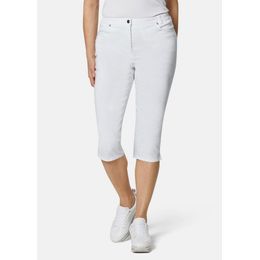 GOLDNER 7/8-Caprijeans Kurzgröße: Capri-Super-Stretch-Hose Carla