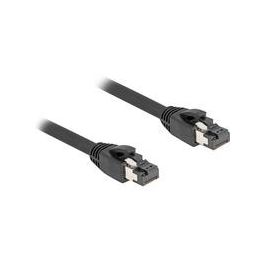 Delock Netzwerkkabel RJ-45 Cat.8.1 S/FTP, bis 40 Gbps schwarz, 50cm