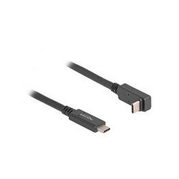 Delock USB 3.2 Gen 2 Kabel, USB-C Stecker > USB-C Stecker schwarz, 1 Meter, PD 3.0, Laden mit bis zu 60 Watt