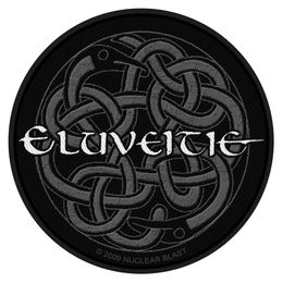 Eluveitie Eluveitie Logo Patch schwarz grau weiß