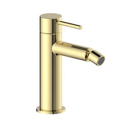 Herzbach SIRO PVD GOLD Bidet-Einlochbatterie mit Ablauf Gold, 30.120360.1.03 30.120360.1.03