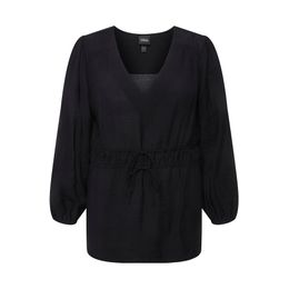 Ulla Popken Bluse Damen Gr&ouml;&szlig;e M/L schwarz