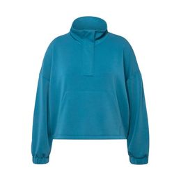 Ulla Popken Sweatshirt Damen Gr&ouml;&szlig;e 4XL/5XL blau