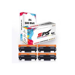 SPS Tonerkartusche Druckerpapier A4 + 4x Multipack Set Kompatibel für Brother DCP-L 2537