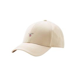 Gant Baseball Cap Neutral Unisex High Shiel Basecap High Cap aus Baumwolltwill, beige