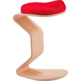 mayer Sitzmöbel Mayer Sitzmöbel Arbeitshocker Hocker myERCOLINO mit Comfortsitz, ermöglicht dynamisches Sitzen, rot