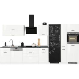 HELD MÖBEL HELD MÖBEL Küchenzeile Trier, mit E-Geräten, Breite 390 cm, weiß