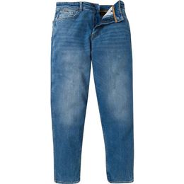 BOSS Orange Tapered-fit-Jeans mit BOSS Plakette am Münzfach, blau