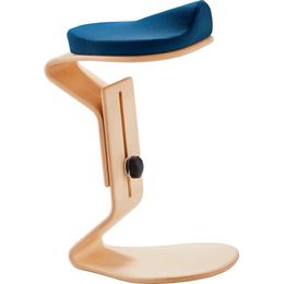 mayer Sitzmöbel Mayer Sitzmöbel Arbeitshocker Hocker myERCOLINO mit Comfortsitz, ermöglicht dynamisches Sitzen, blau