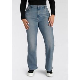 LEVI'S® PLUS Levi's® Plus Bootcut-Jeans 725 High Rise, blau