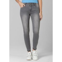 Timezone Slim-fit-Jeans Slim EnyaTZ Womanshape 7/8, grau