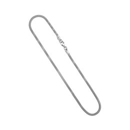 Jobo Silberkette Kette rhodiniert, 925 Silber 42 cm, silberfarben