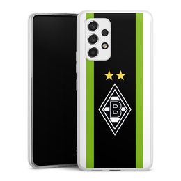 DeinDesign Galaxy A53 5G Handy Silikon H&uuml;lle Case transparent Handyh&uuml;lle Logo Gladbach Borussia M&ouml;nchengladbach Silikon Case