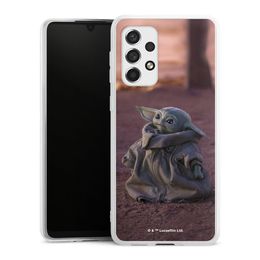 DeinDesign Galaxy A33 5G Handy Silikon H&uuml;lle Case transparent Handyh&uuml;lle Baby Yoda Star Wars The Child Silikon Case