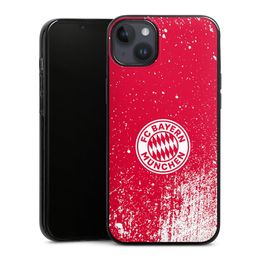 DeinDesign iPhone 14 Plus Handy Silikon H&uuml;lle Case schwarz Handyh&uuml;lle Fcb Fc Bayern M&uuml;nchen Official Licensed Product