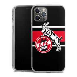 DeinDesign iPhone 12 Pro Max Handy Silikon H&uuml;lle Case transparent Handyh&uuml;lle 1. Fc K&ouml;ln Official Licensed Product Logo Silikon Case