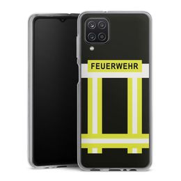 DeinDesign Galaxy A12 Handy Silikon H&uuml;lle Case transparent Handyh&uuml;lle Fire Fighter Fire Fighters Job Silikon Case
